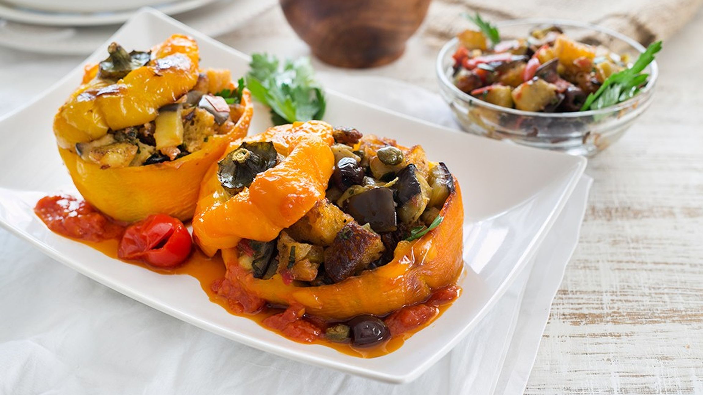 Ricetta Peperoni imbottiti | Agrodolce
