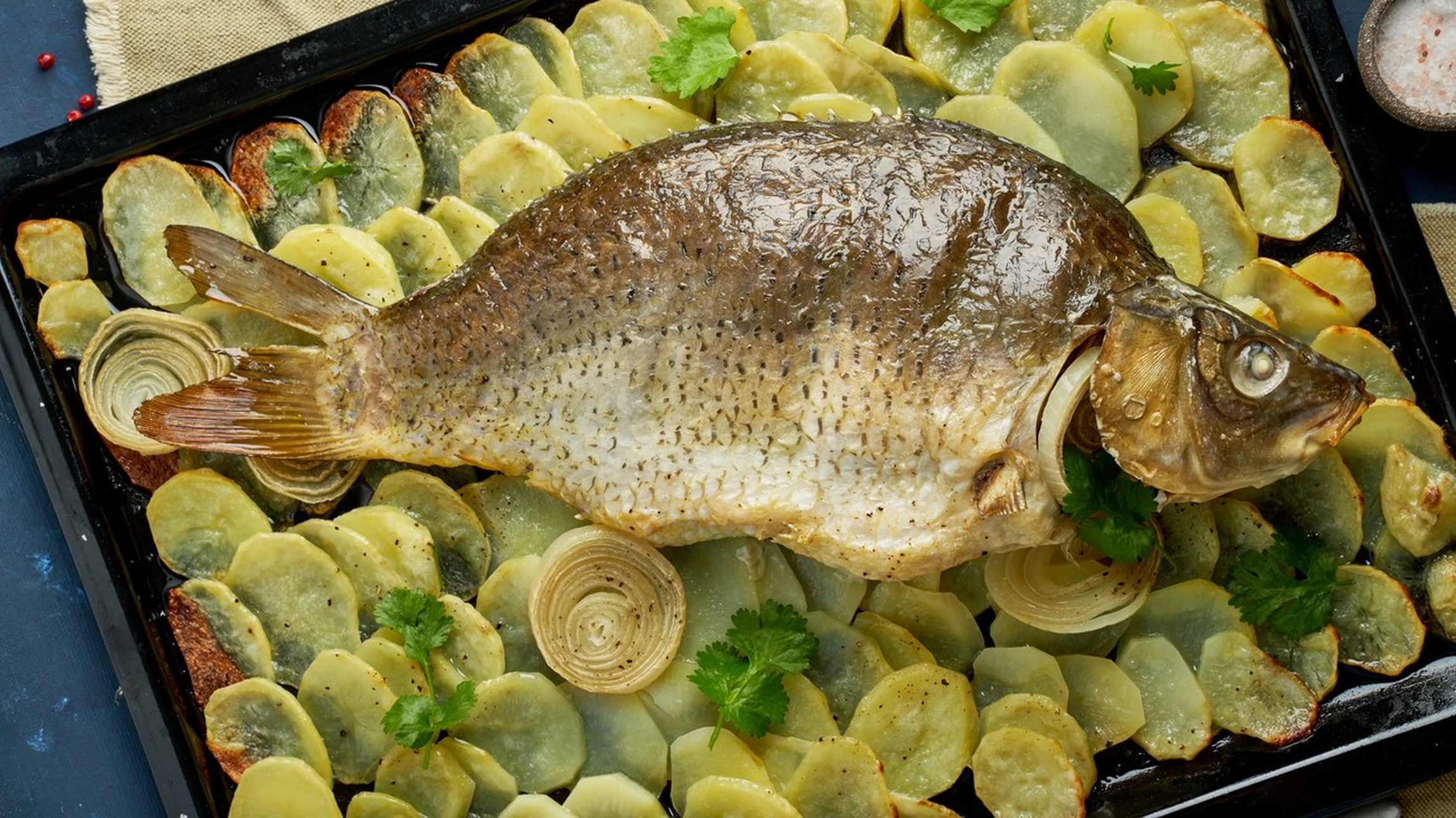 Ricetta Carpa al forno - Agrodolce