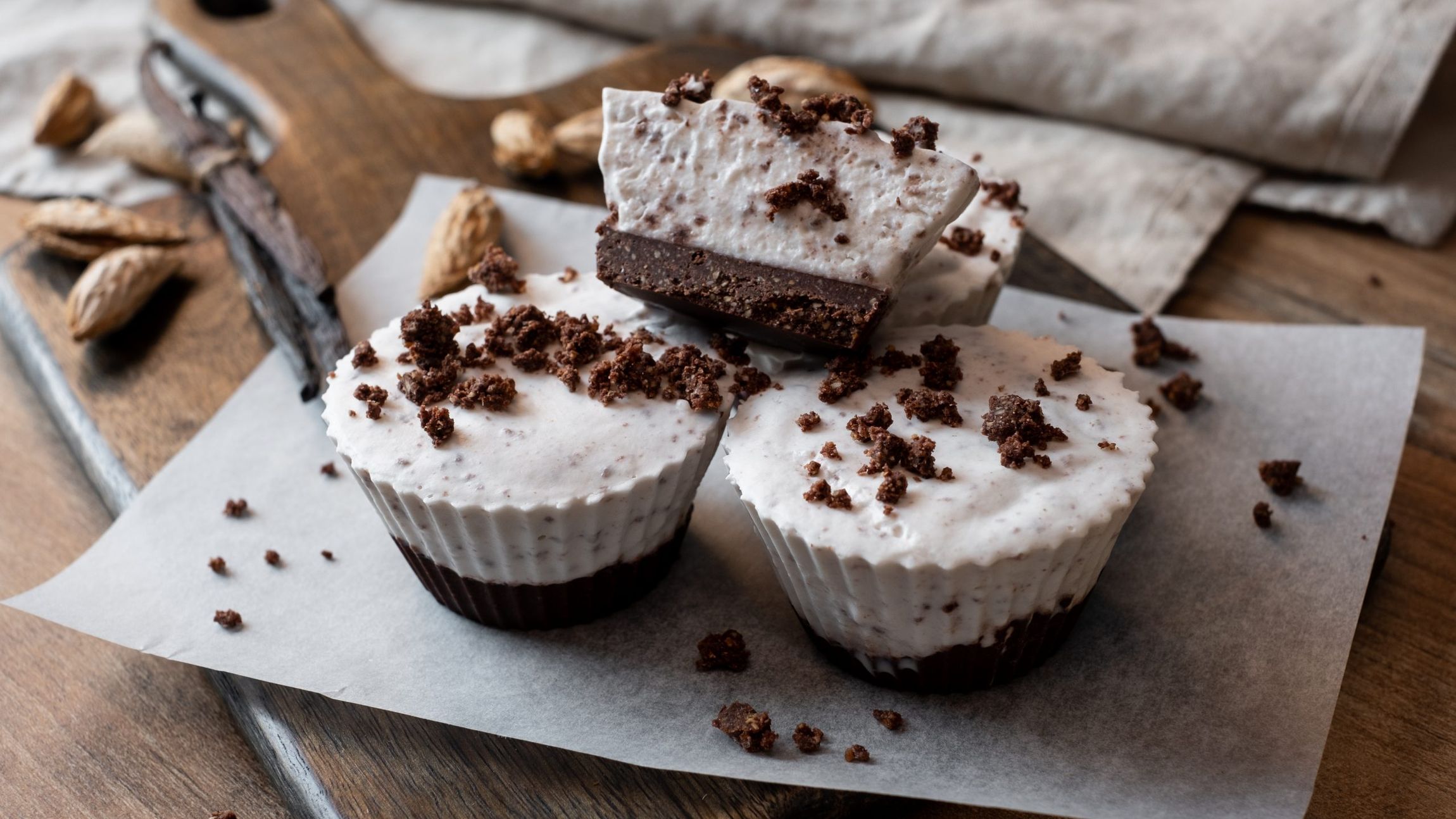 Cheesecake con biscotti al cioccolato Ricetta- Agrodolce