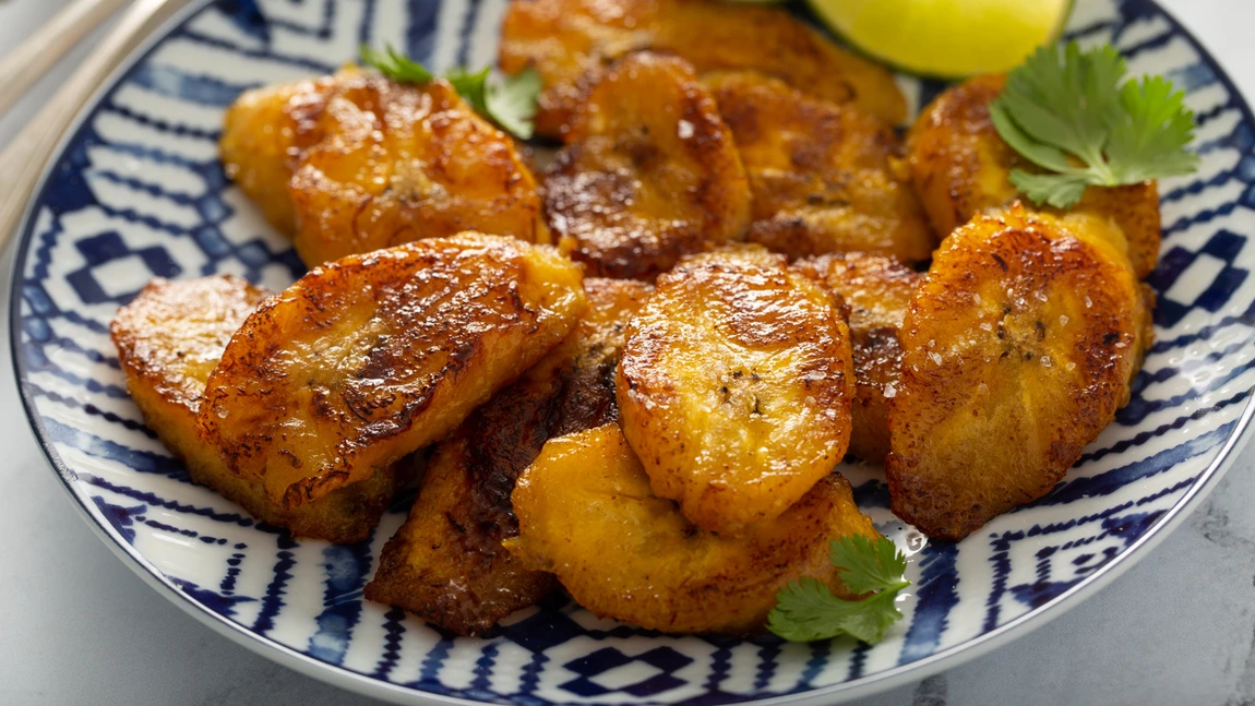 Platano fritto in friggitrice ad aria Ricetta- Agrodolce