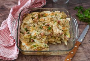 Finocchi gratinati con le nocciole Ricetta- Agrodolce