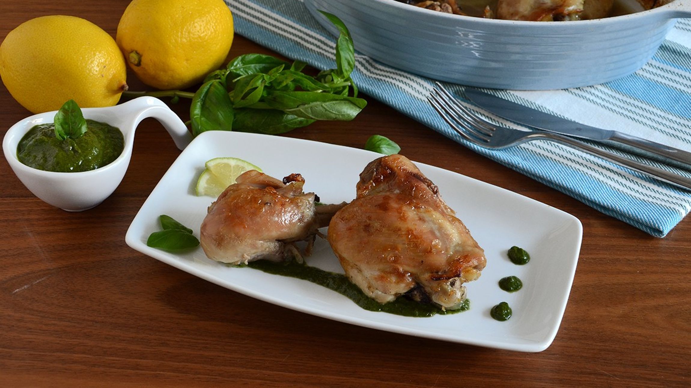 Ricetta Pollo limone e basilico | Agrodolce