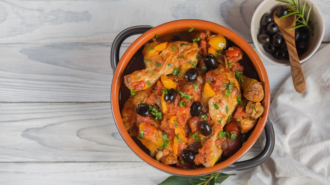 Pollo alla cacciatora con olive Ricetta- Agrodolce
