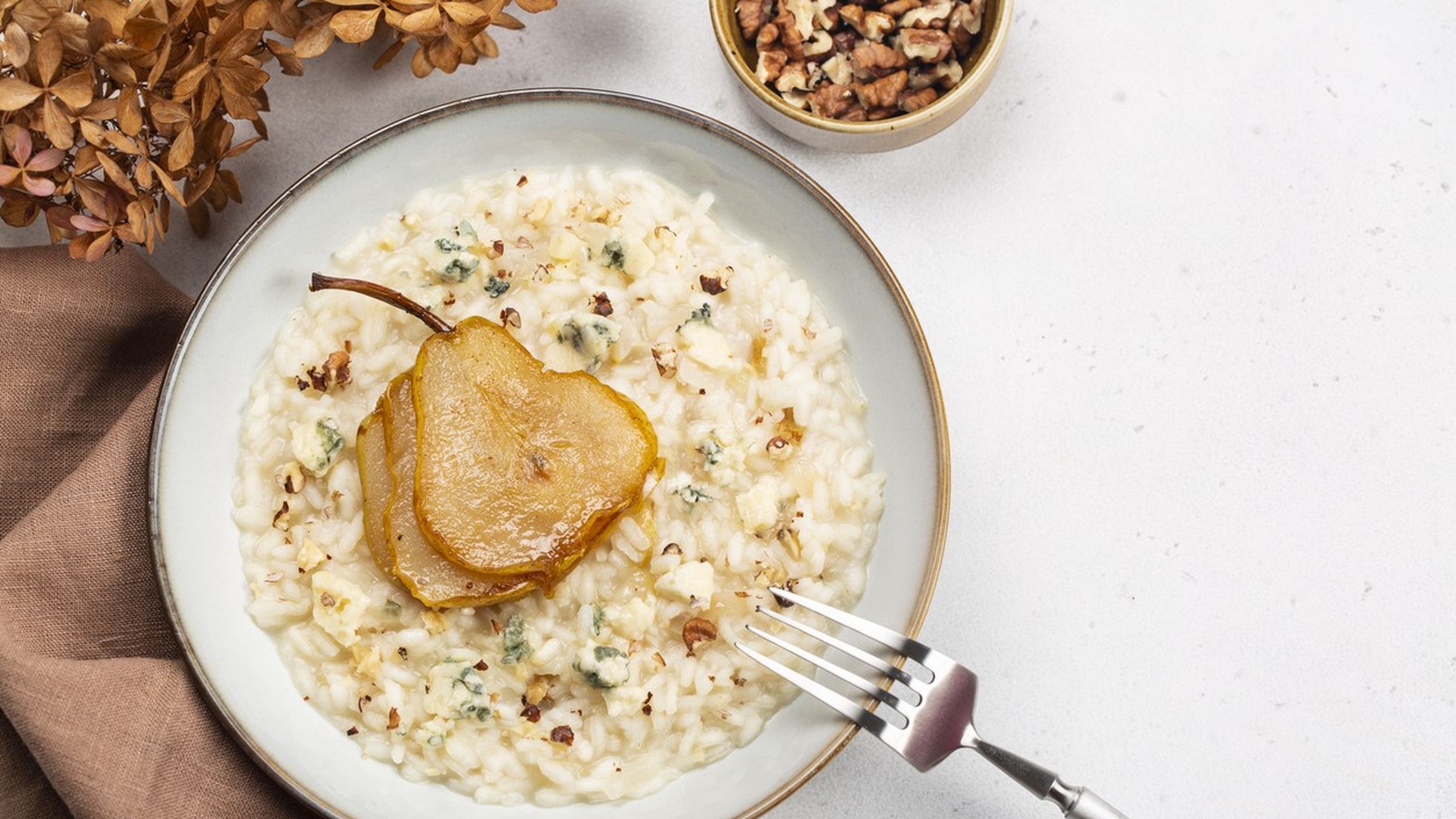 Risotto pera e taleggio: per l'inverno Ricetta- Agrodolce